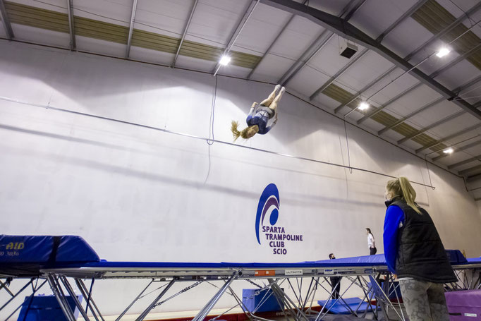 Competitive Trampolining - Sparta Trampoline Club SCIO