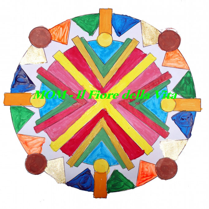 Mandala colorati a mano - Il Fiore della Vita - quadri e foto di ...
