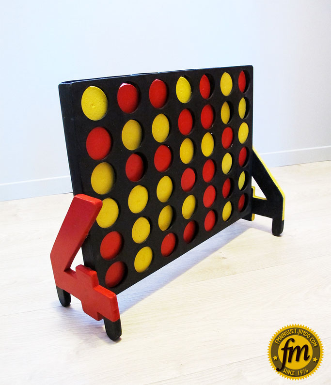 PUISSANCE 4 EN BOIS - Site de Frédéric Mainguet