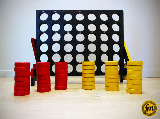 PUISSANCE 4 EN BOIS - Site de Frédéric Mainguet