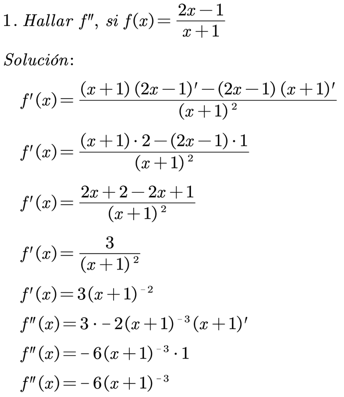 Derivadas de orden superior - Matemática Informática y Educación