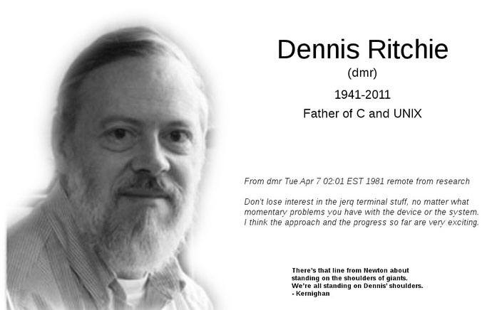 bienvenidos al padre c+ dennis ritchie - Página web de cswcgena