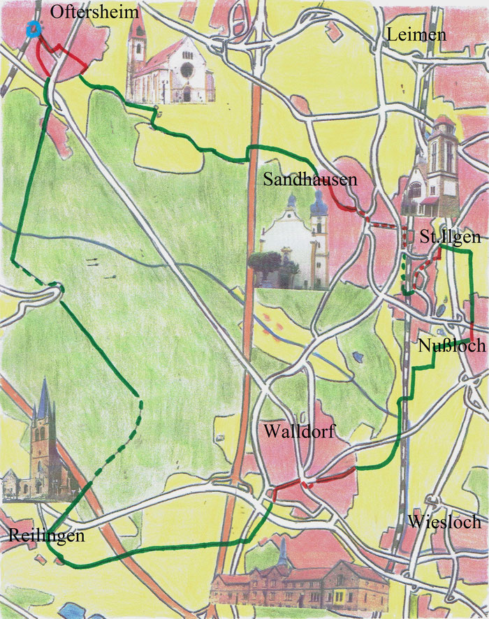 Schwetzinger Hardt - Radtouren in der Kurpfalz