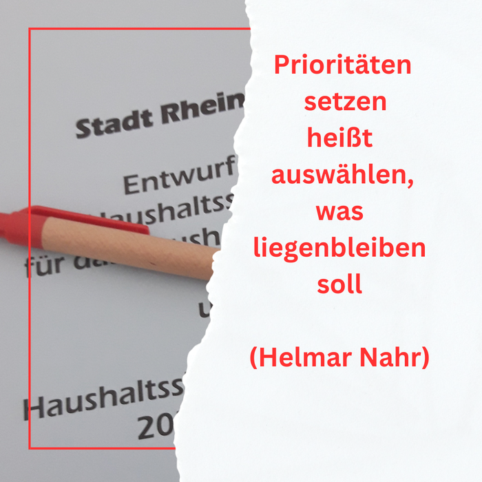 "Prioritäten setzen..." - michael-rohloff-in-rheinbs Webseite!