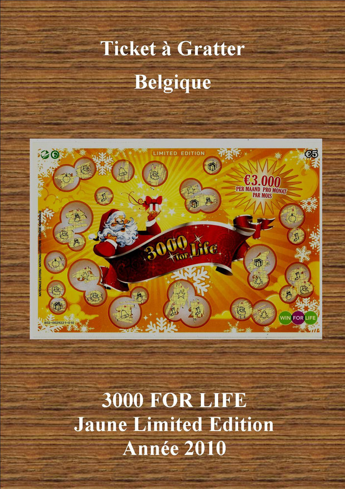 3000 FOR LIFE - Site de tickets-a-gratter