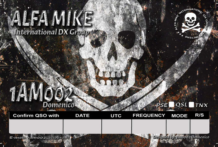 Official AM QSL Cards - Benvenuti su alfamikeinternationaldxgroup!