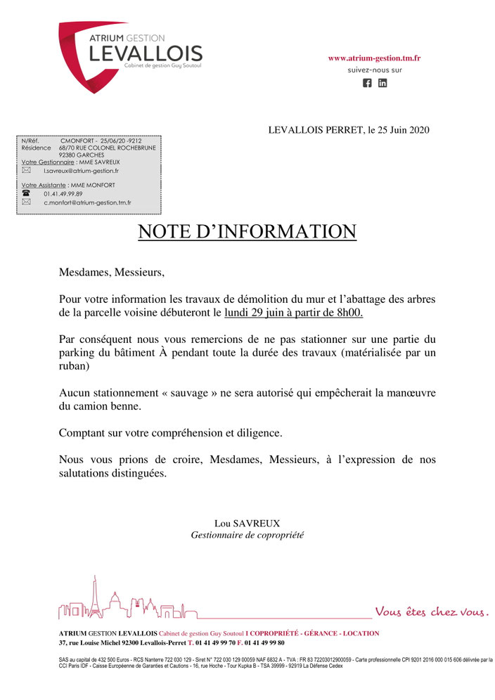 Notes d'informations - Site de rochebrune68