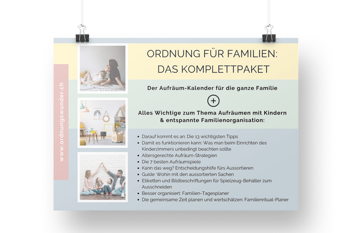 Die Ordnungs-Challenge für Familien - Ordnungswunder