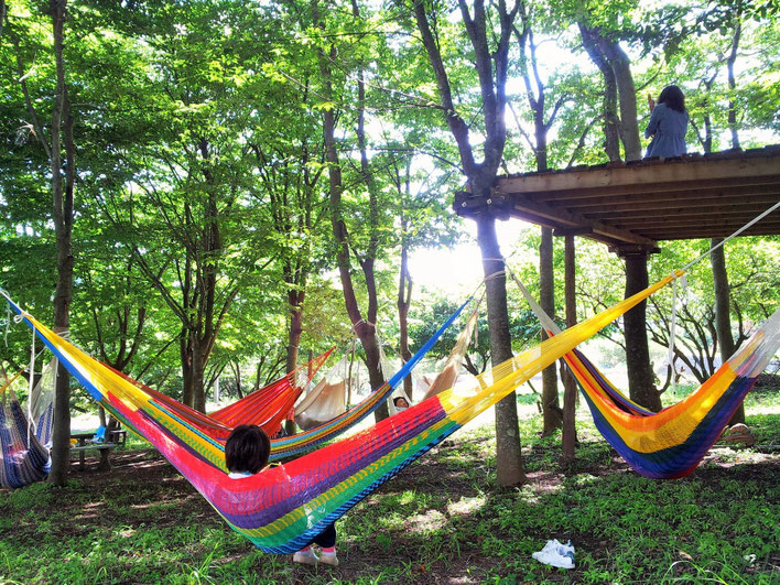 Yulagi~hammock&yoga~ - ハンモックスタイル-オーガニックコットンの日本製ハンモック