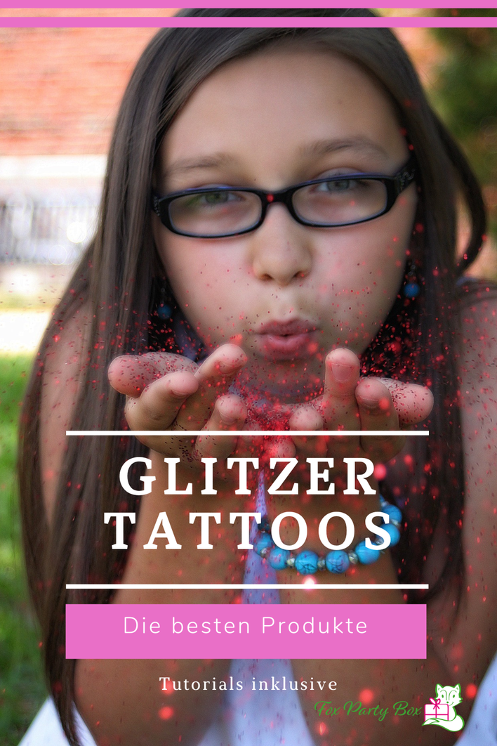 Glitzer-Tattoos - Kindereventagentur Bodensee