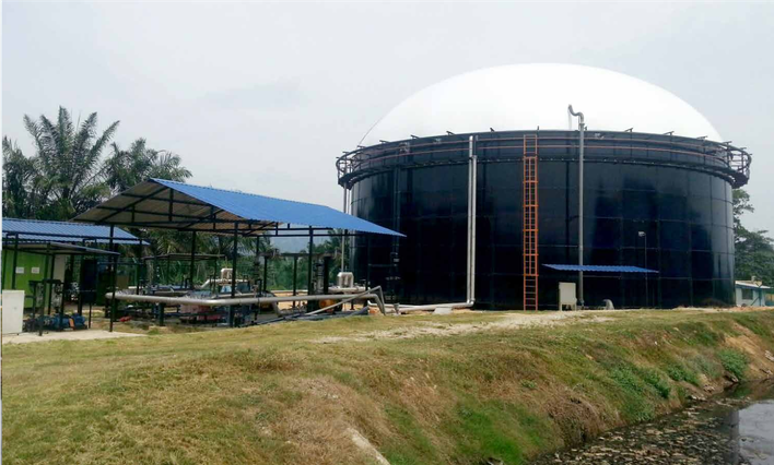 Lagoon digester - biogas plant - Covered lagoon digester - German ...