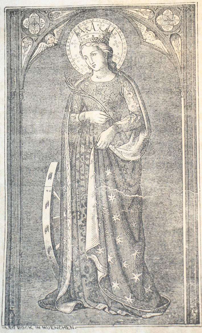 Katharina von Alexandria - Heiligen-Legende - Die Heiligen und Seligen der Katholischen Kirche.