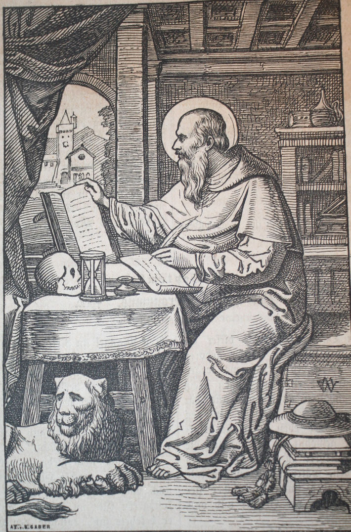 Hieronymus von Bethlehem - Heiligen-Legende - Die Heiligen und Seligen der Katholischen Kirche.