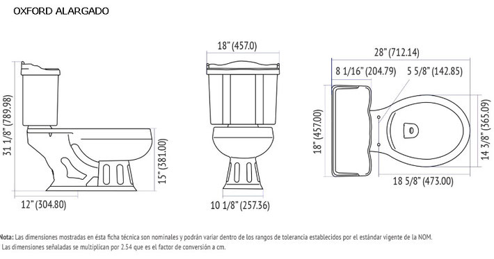 FICHAS TECNICAS DE WC Y LAVABOS - Página web de mosher1607