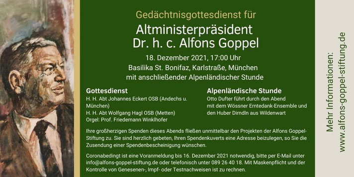 Veranstaltungen - Alfons Goppel - Stiftung