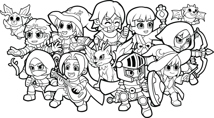 smash bros ultimate coloring pages