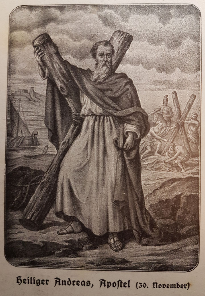 Andreas, Apostel - Heiligen-Legende - Die Heiligen und Seligen der Katholischen Kirche.