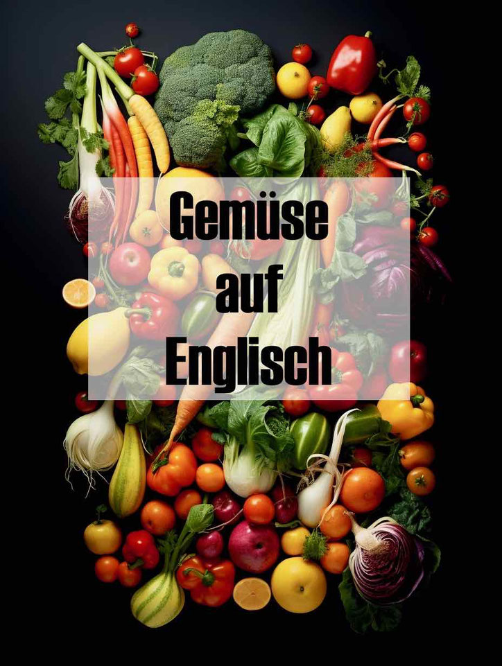 Gemüse auf Englisch: Liste - Englisch lernen