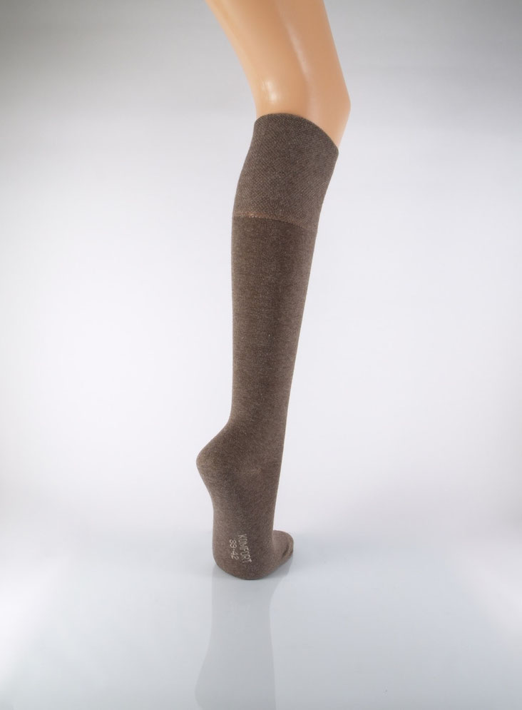 Extra dehnbare Diabetiker Kniestrümpfe - Strumpf-Klaus