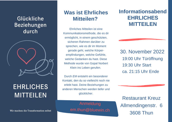 Ehrliches Mitteilen - franzklopfenstein - zuhören
