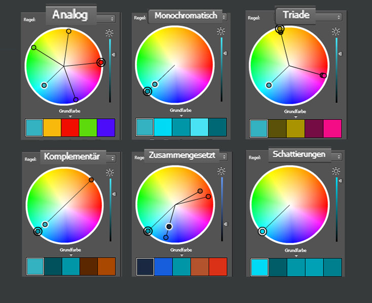 Adobe Kuler Color fotografische Seiten gerhard blombergs Jimdo Page