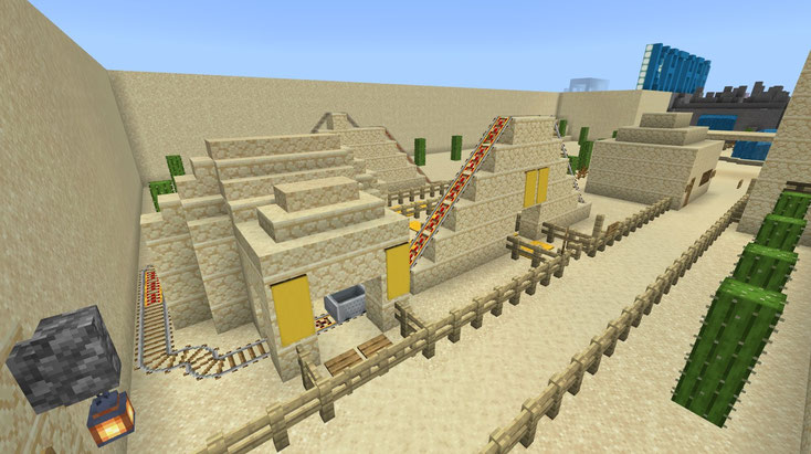 Sahara baan - Minecraft Pretpark