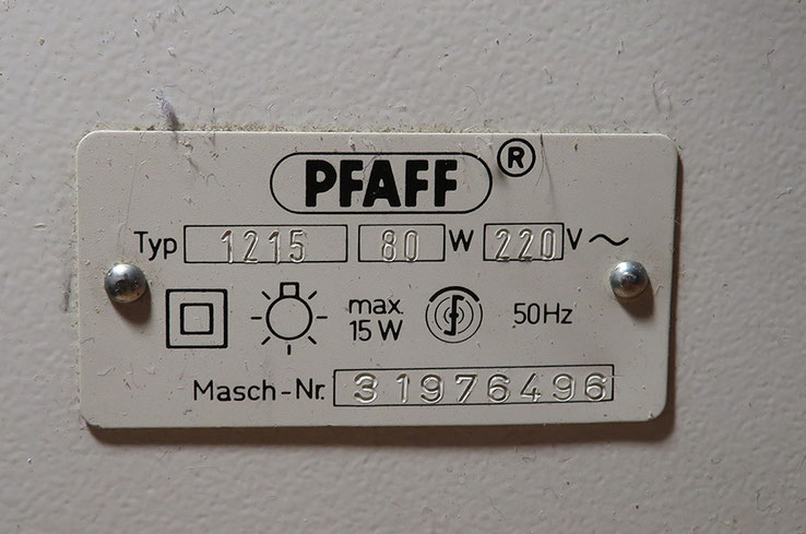 Pfaff synchromatic 1215 - naeherin-von-avalons Webseite!