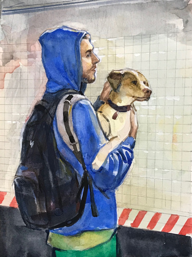 Watercolor - Atsushi Ohashi Artist in New York