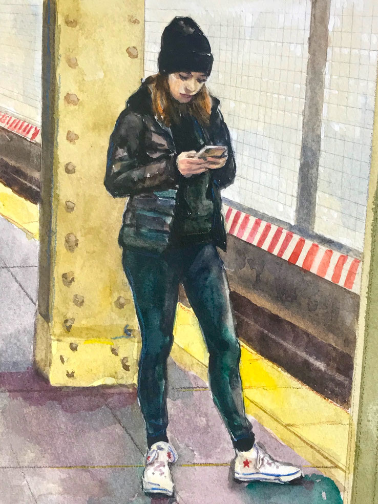 Watercolor - Atsushi Ohashi Artist in New York