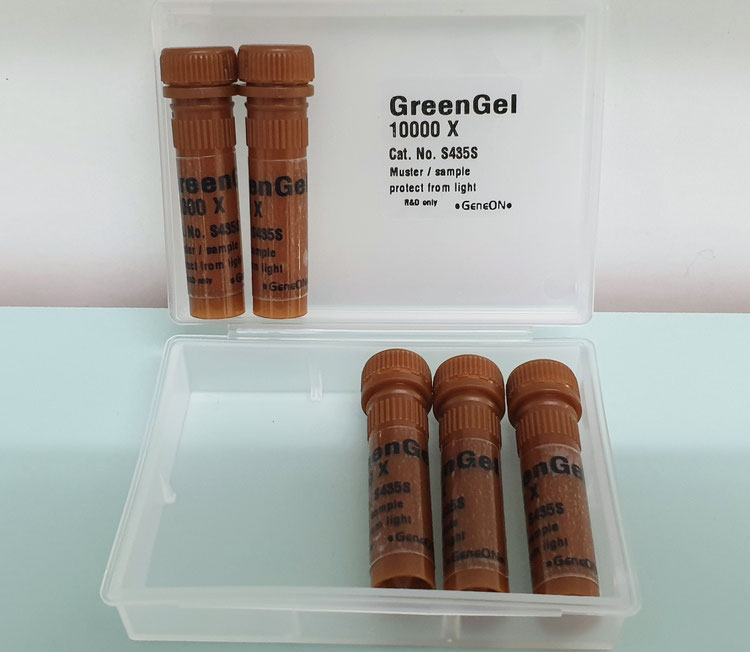 Gel GreenSafer - Nucleic Acid Stain fluorescent dye - GeneON BioScience