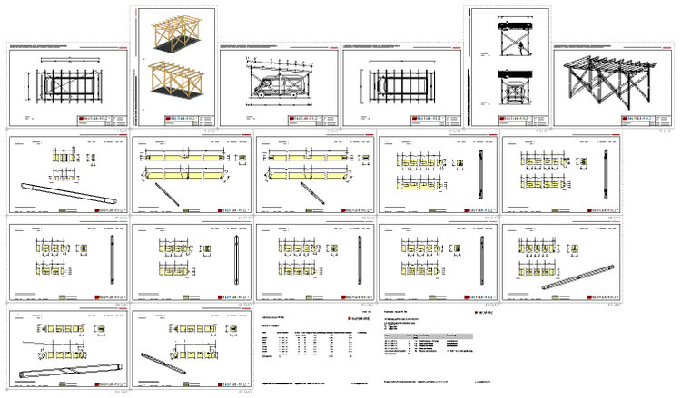 Carport Holz Bauanleitung - Bauplan-Holz