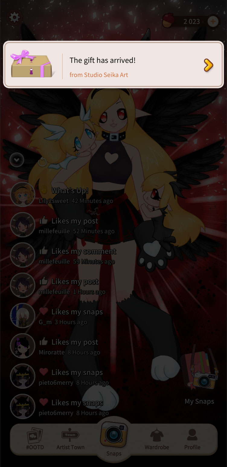 claiming gifts / gifting - Site de the-stichy-fan-guide