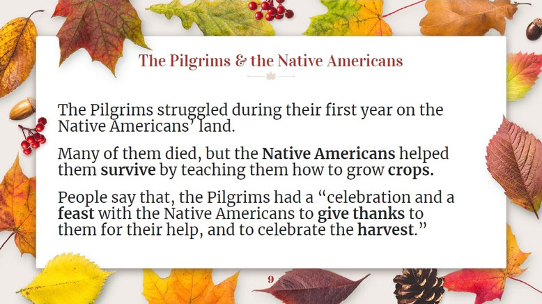 - Thanksgiving day - Página web de proyectobilinguedelbrack