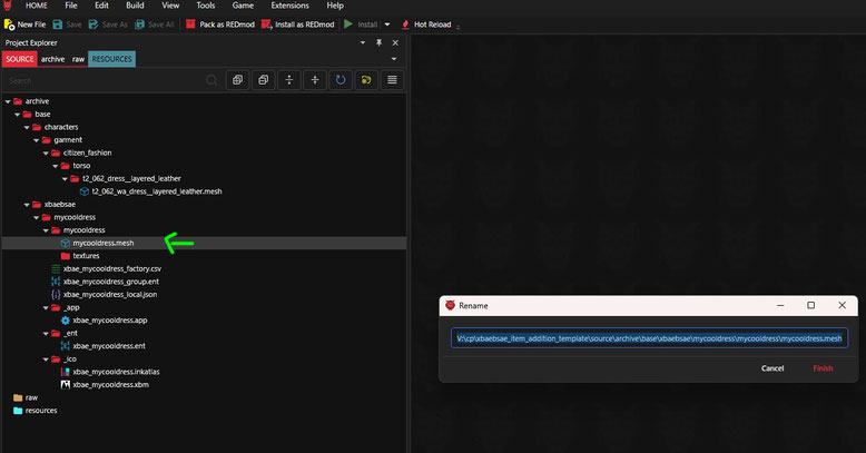 Item Additions using WKit, ArchiveXL and TweakXL - xbaebsaes Webseite!