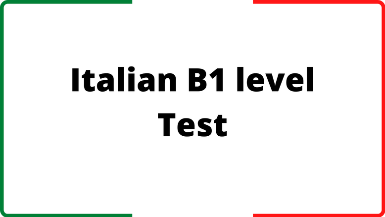 Italian Language Tests - Benvenuti su ItalianOnlineSchool!