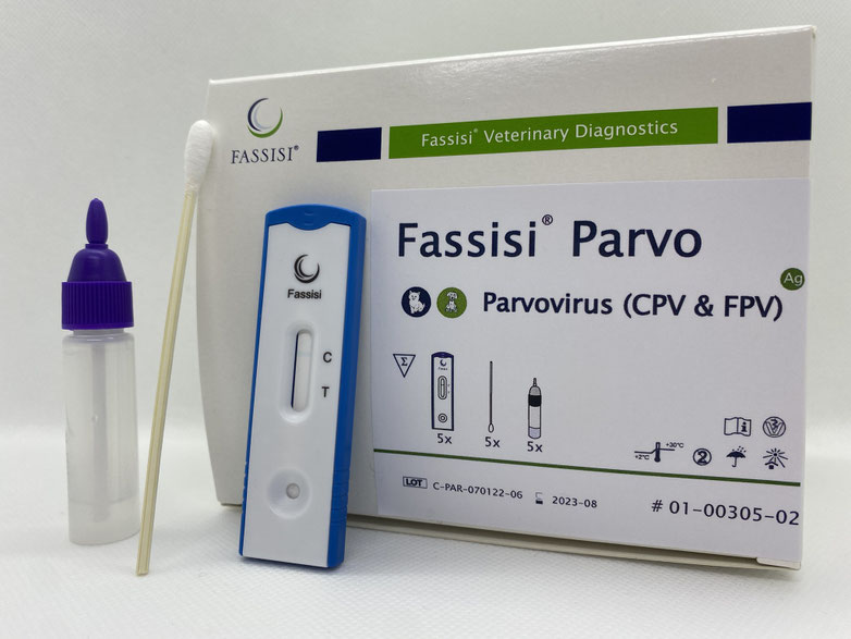 Rapid test for suspected parvoviruses, dogs & cats - Fassisi GmbH