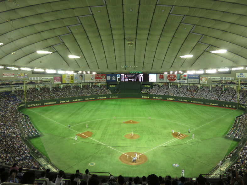 Tokyo Dome seating guide - Ken Tanaka Tokyo English Tour Guide