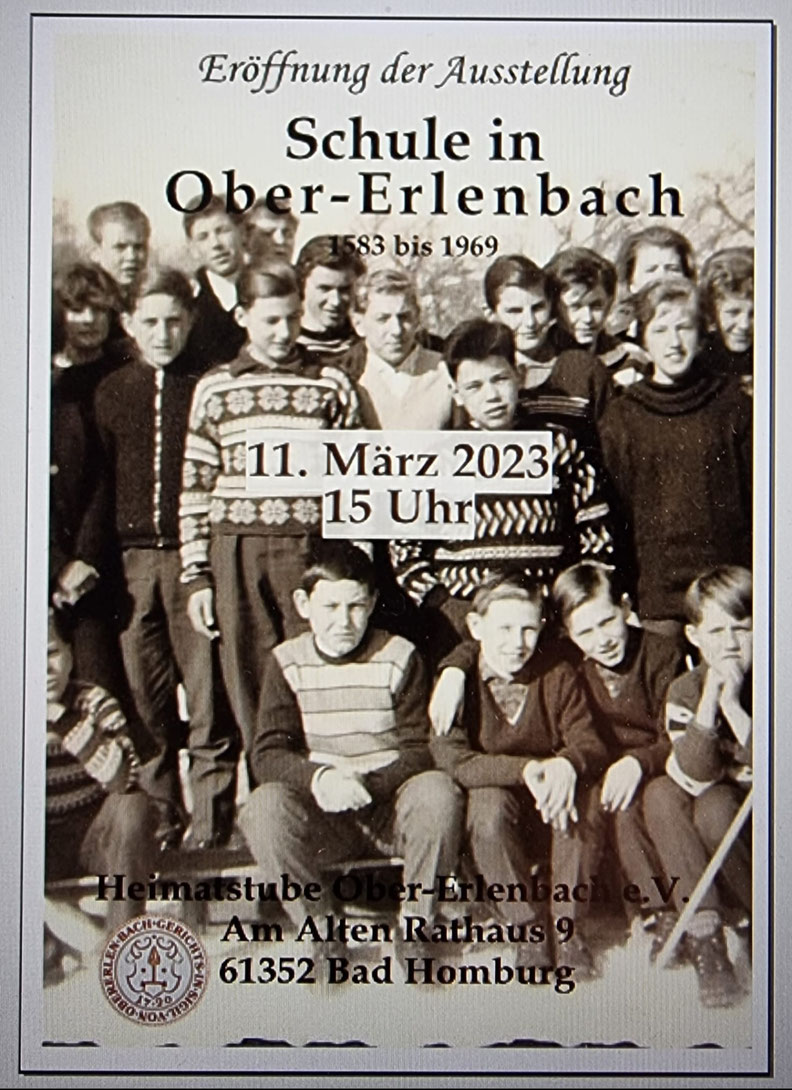 Schule in OE 1583-1969 - Heimatstube Ober-Erlenbach Webseite!