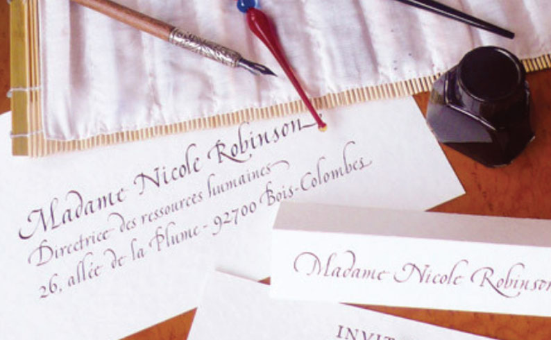 Calligraphie - Cours de calligraphie à Paris - La Maison de la Calligraphie