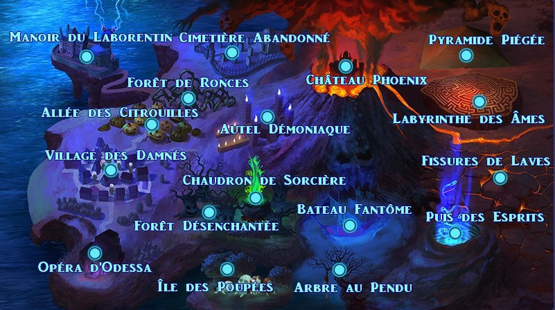 Carte de la Cité d'Eel: - Le Monde D'Eldarya!