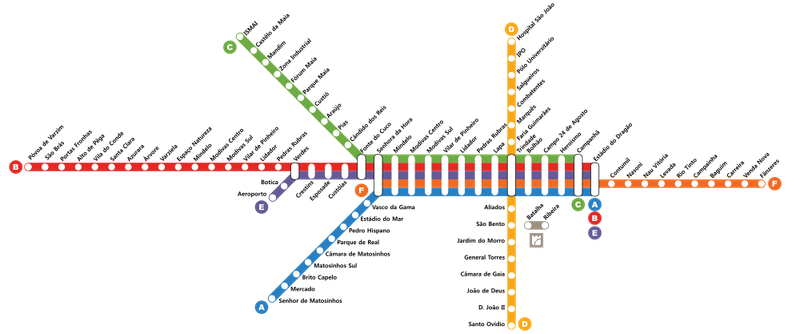 Metro Map In Porto Portugal - Map of world