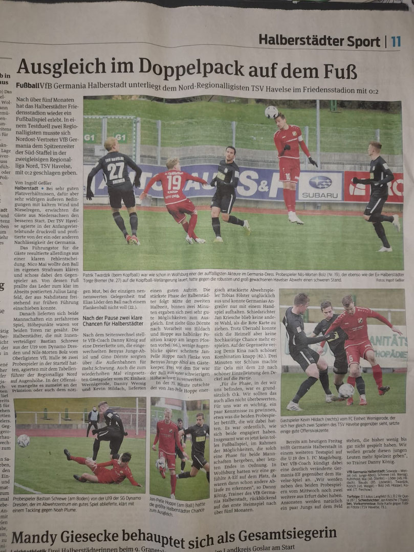April 21 - VfB Germania Halberstadt