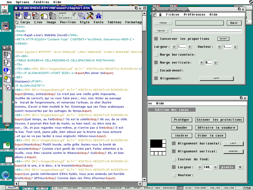 Joe - HTML Editor - janatari Gamer-Page