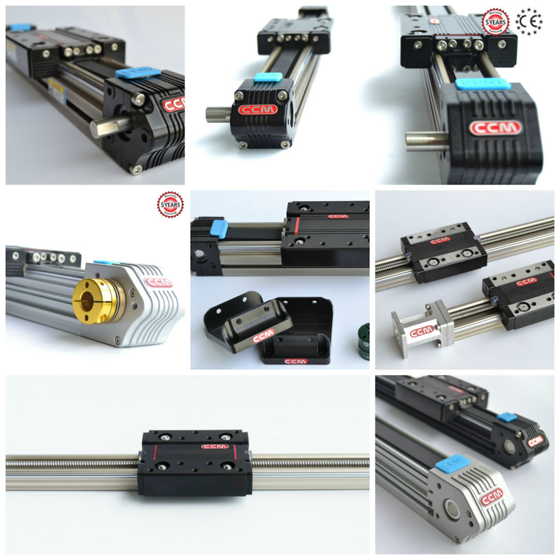 Linear Guide Rails Belt Drive, Motion Actuators, Sliders - CCM Rails