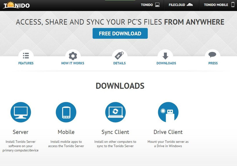 Tonido Personal - ChanTV&Radio page!