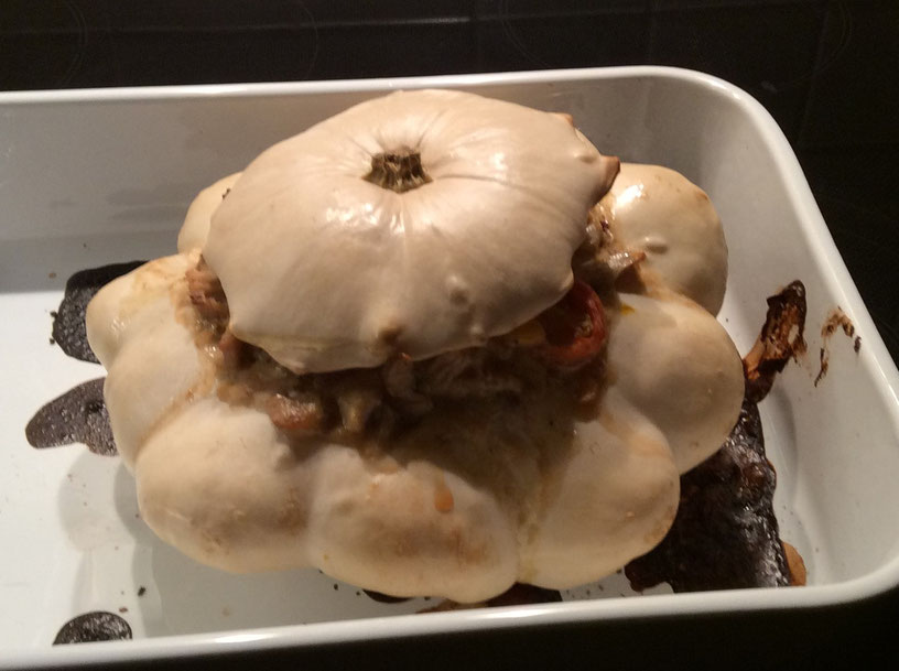 Patisson gefüllt im Ofen - foodtasters Webseite!