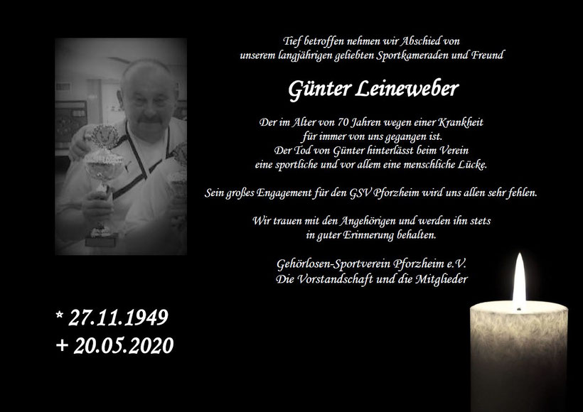 Trauer - gsvpforzheims Webseite!