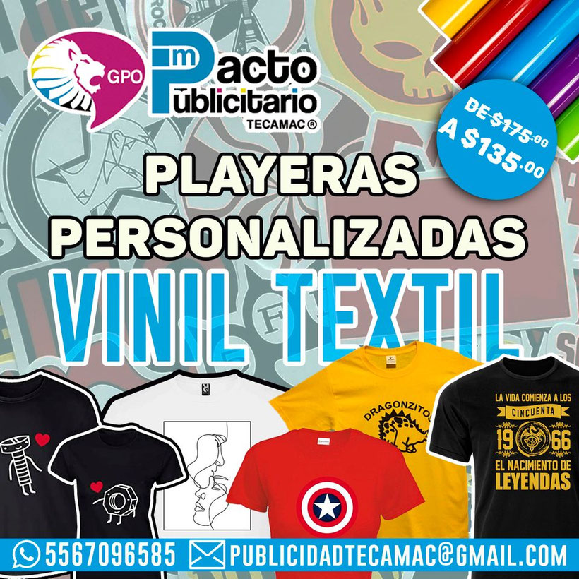 Playeras - Página web de publicidad-tecamac