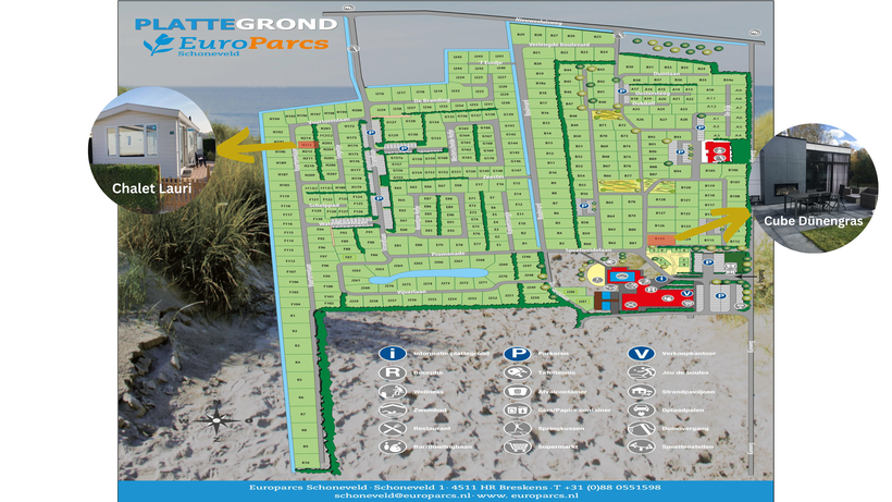 Lageplan EuroPars Schoneveld - Herzlich Willkommen