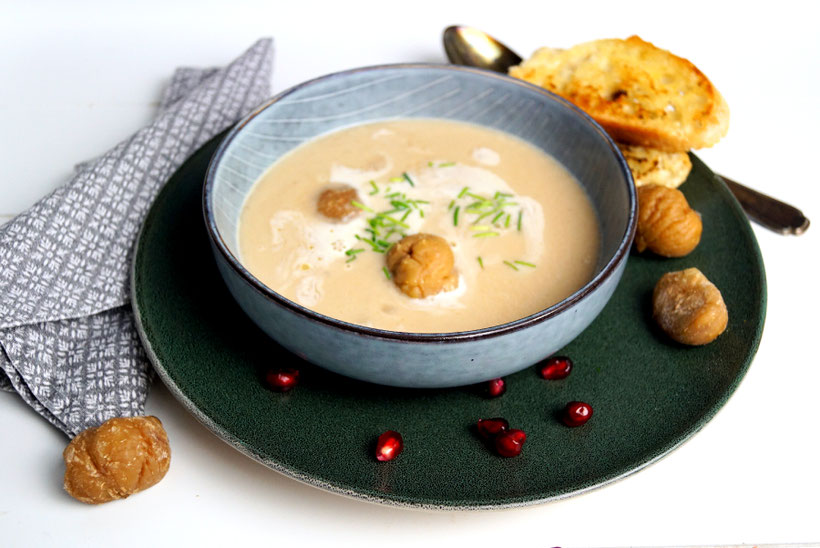 Maronensuppe - zimtkringel - about food